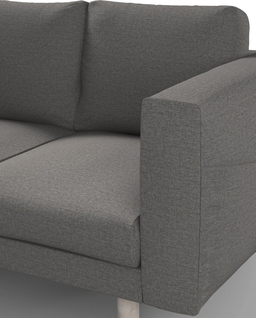 Potah na pohovku IKEA Norsborg 3-místná barva šedá látka pletený vzor