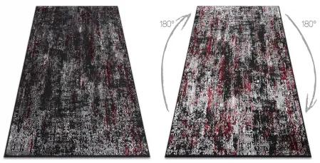 Moderní koberec VINCI 1524 Ornament vintage Strukturální antracit / velikost 160x220 cm | krásné koberce cz