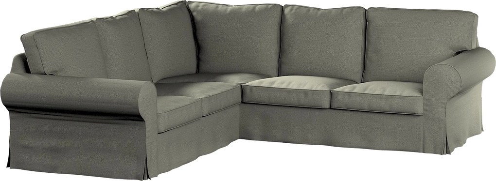 Potah na pohovku IKEA Ektorp rohová barva šedá látka pletený vzor
