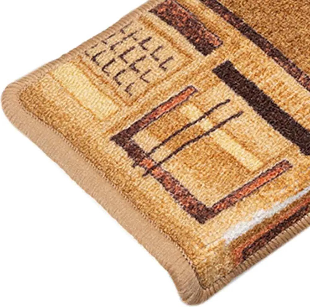 Nášlapy na schody samolepicí 5 ks 65x21x4 cm béžové 149840