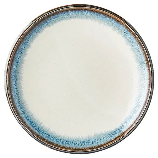 Bílý keramický talířek MIJ Aurora, ø 20 cm