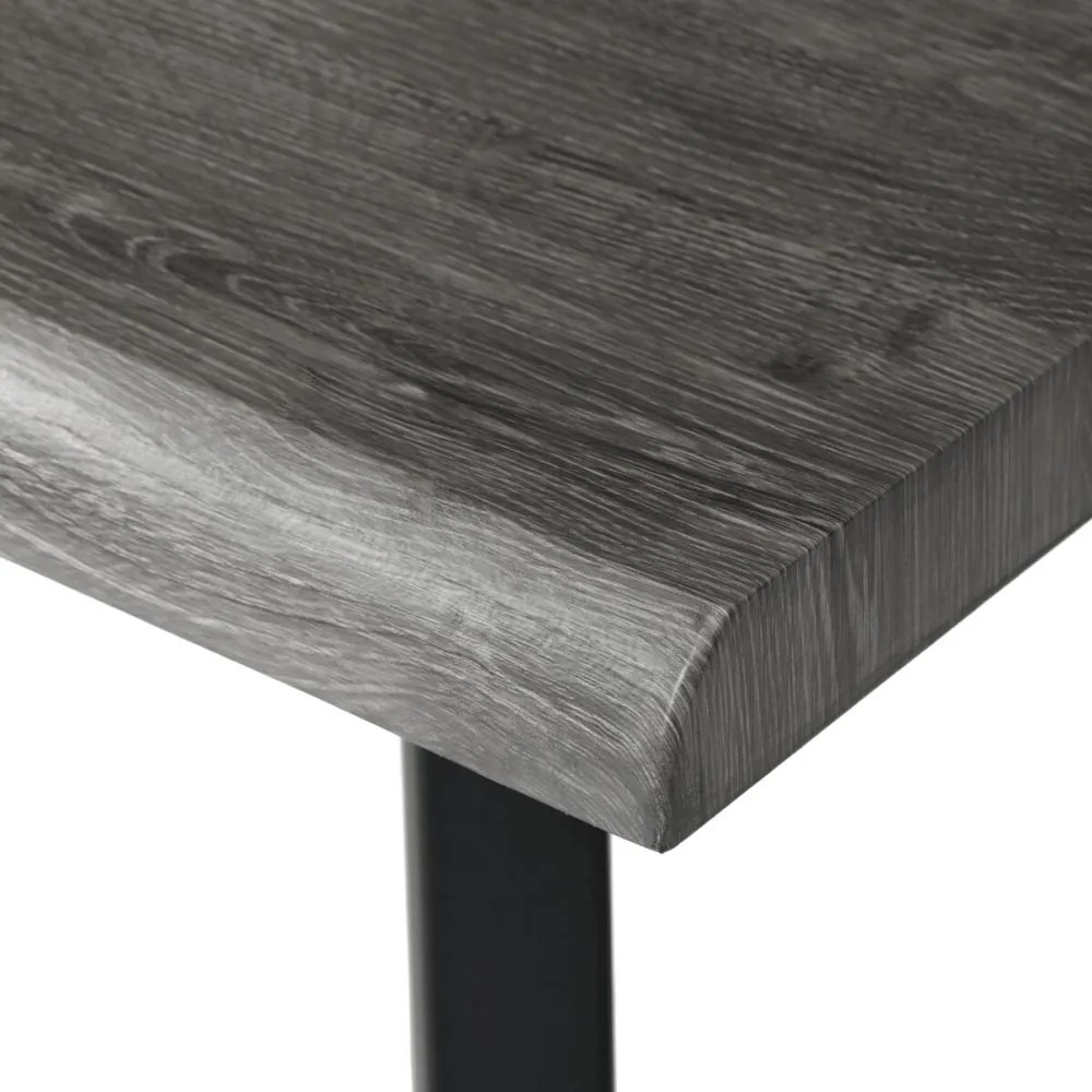 Jídelní stůl HT-F4516 GREY, mdf, šedý dub (160 x 90) cm Šedá
