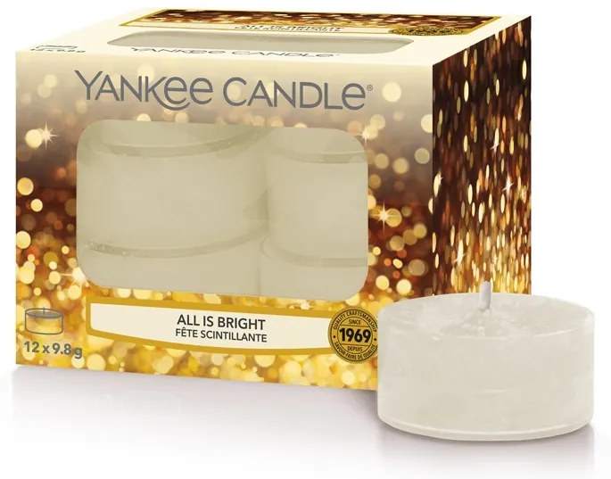 YANKEE CANDLE ALL IS BRIGHT 12 x 9,8 g