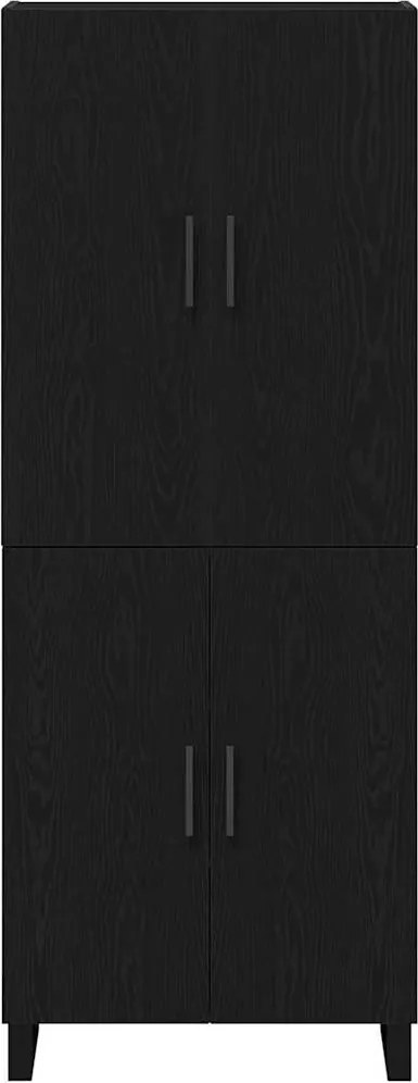 Vysoký bufet 2 ks Černý dub 69,5 x 34 x 180 cm 3333104