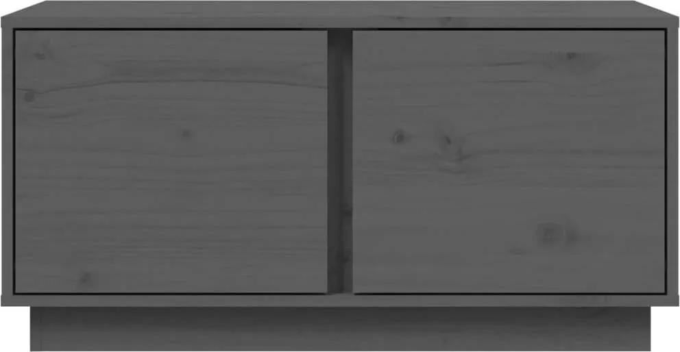 vidaXL Konferenční stolek 80 x 50 x 40 cm masivní borové dřevo [814421] Barva: Bílá