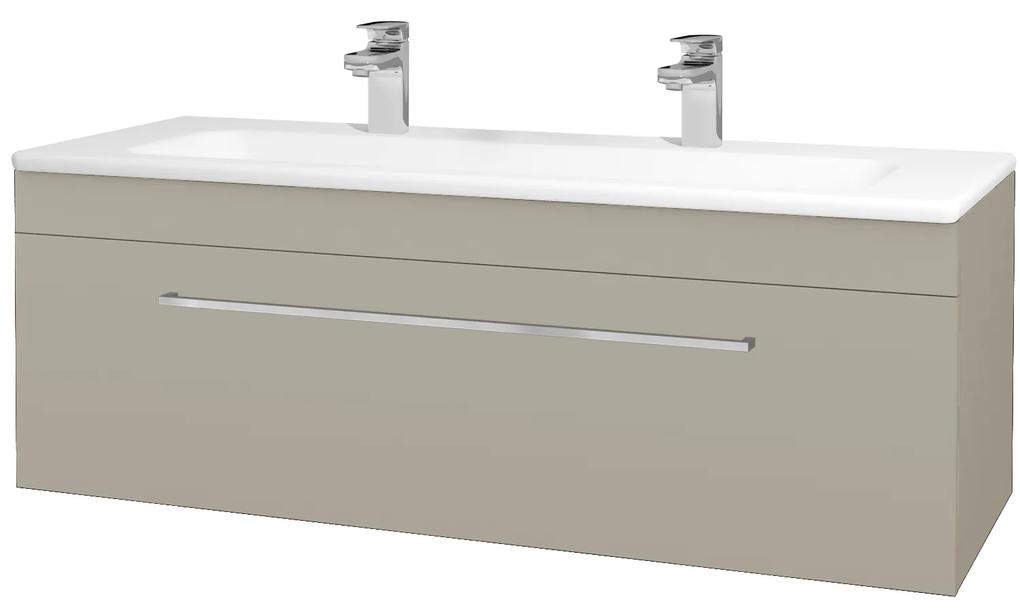 Dřevojas Koupelnová skříň ASTON SZZ 120 Varianta: D16  Beton tmavý / Úchytka T01 / D16 Beton tmavý