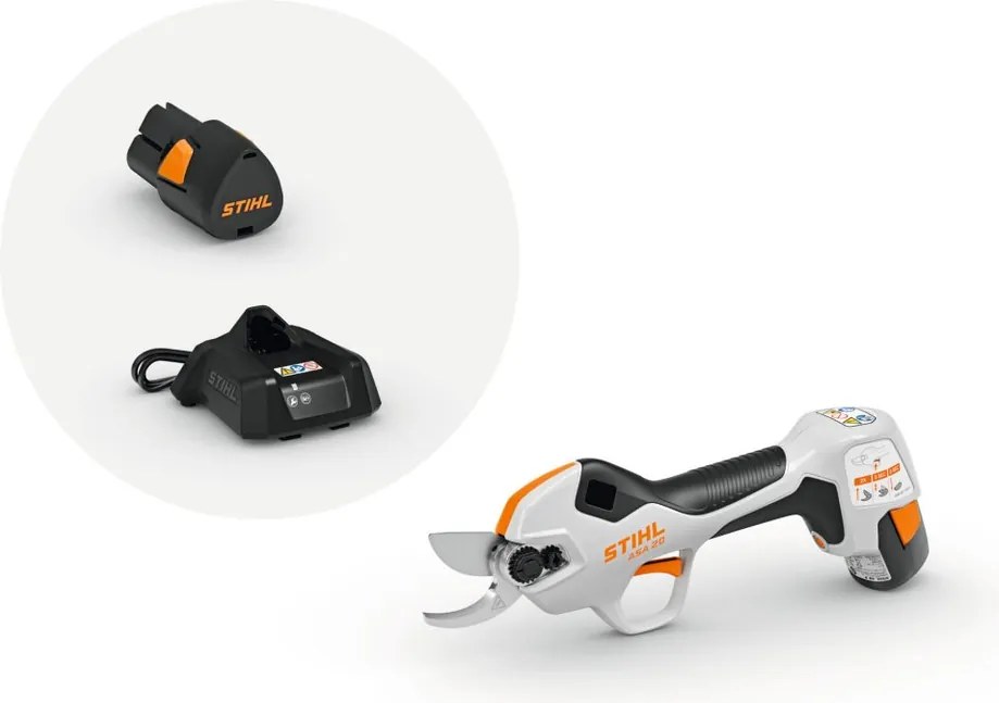 Aku nůžky STIHL ASA 20 SET + Prodloužená záruka
