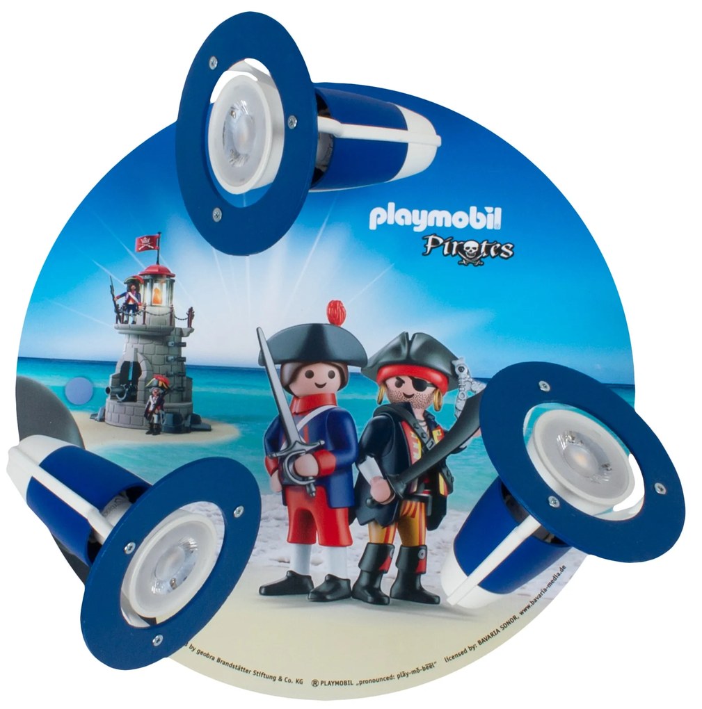 Elobra Playmobil Piráti 136164 dětské nástěnné světlo