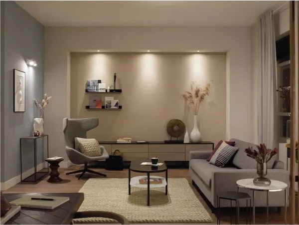 SADA 2x LED Stm. žárovka Philips Hue WHITE AMB. GU10/4,2W/230V + dimmer switch