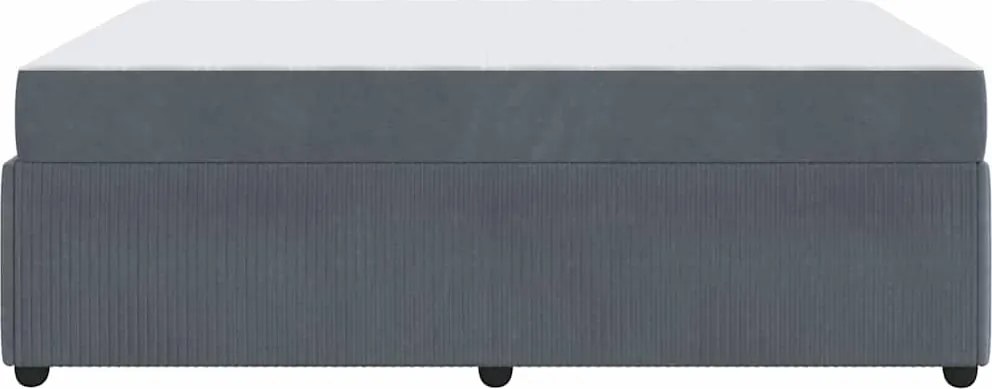 Rám postele Tmavě šedá 160 x 200 cm textil 3398413