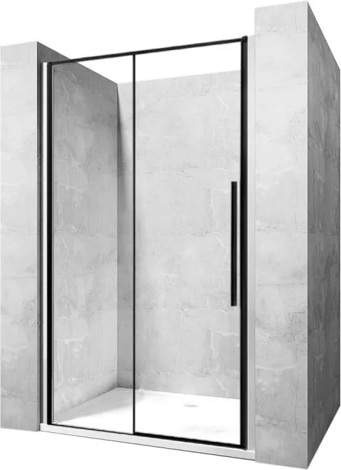 Dveře sprchové SOLAR Black Mat 120