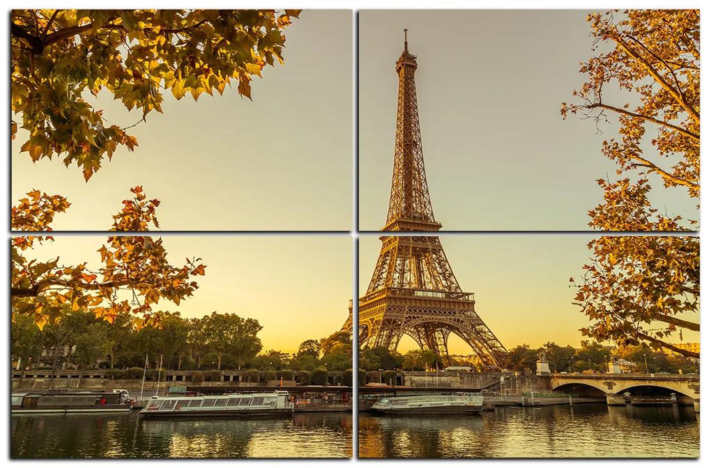 Obraz na plátně - Eiffel Tower 1110D (120x80 cm)