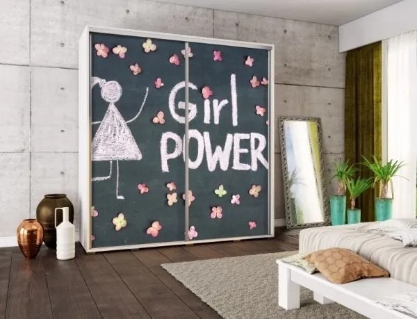 Šatní skříň PEM 205 Girl power