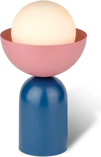 Osram - Stolní lampa DECOR BOWL 1xE14/25W/230V modrá/růžová