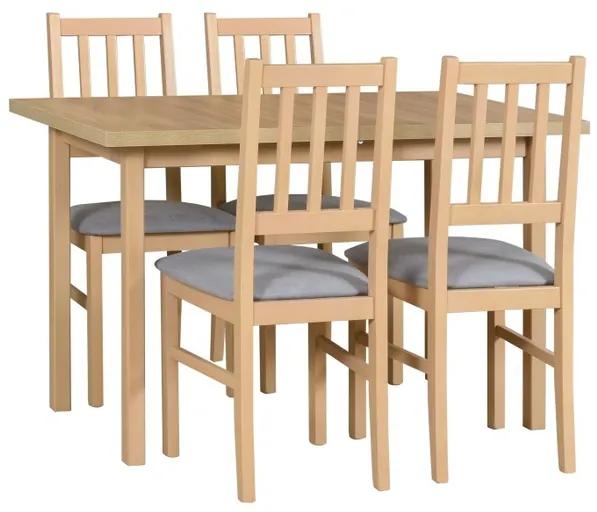 Drewmix jídelní stůl MAX 10 deska stolu grandson, nohy stolu bílá