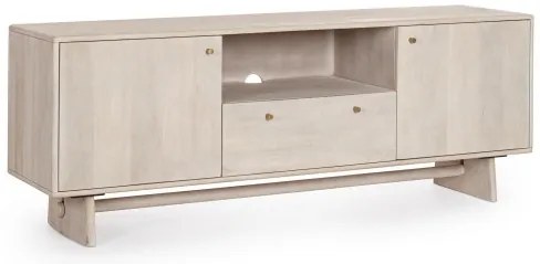 BIZZOTTO Designový TV stolek ELISHEVA světlý 0746994