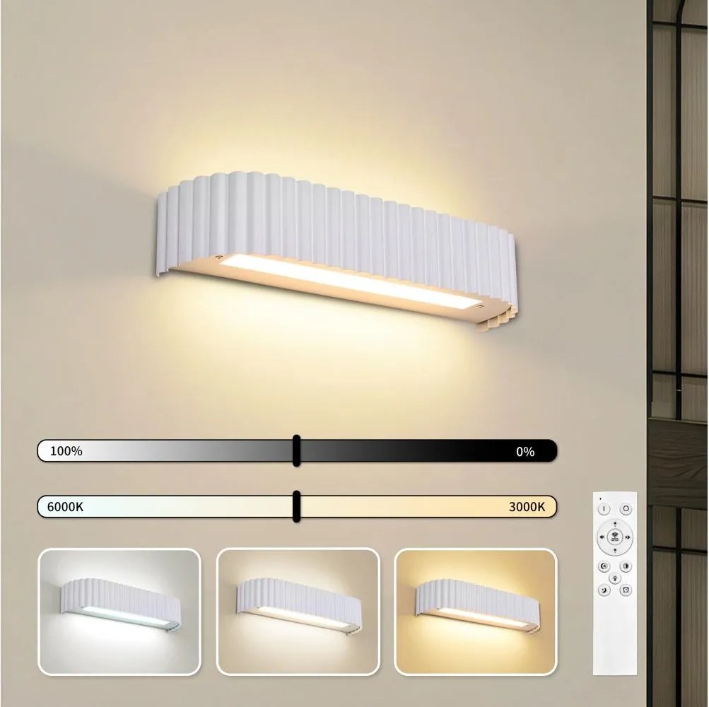 BRILAGI - LED Stmívat. nástěn. svít. FALCON MODERN LED/14W/230V 40 cm bílá + DO