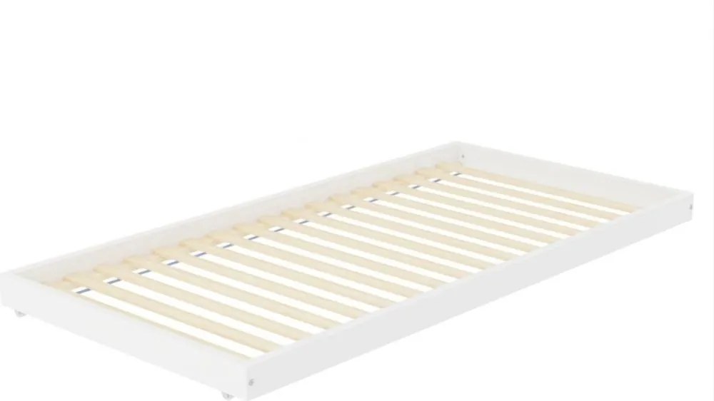 Benlemi Dřevěná výsuvná přistýlka SLEEP pod postel na kolečkách Zvolte barvu: Béžová, Zvolte rozměr: 90x190 cm (pod postel 90-140 x 200 cm), Zvolte typ: Pro postel LUCKY, TULY, PLOTTY, CHALOUPKA