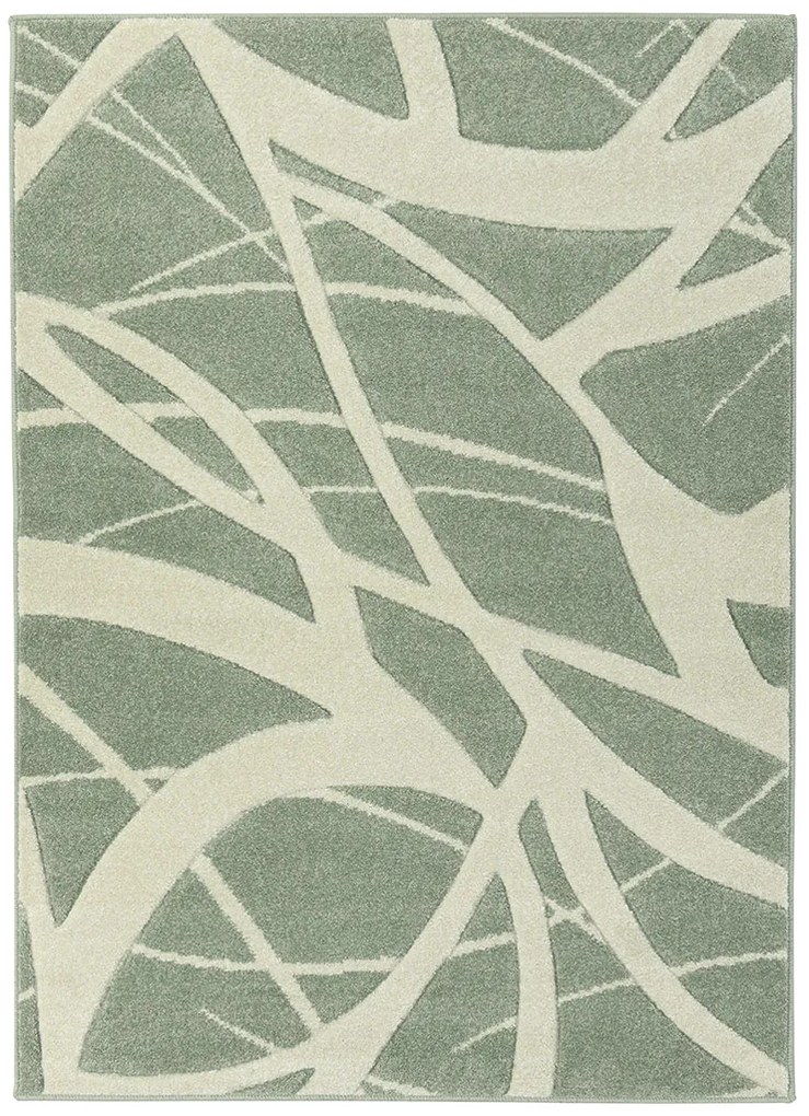 Koberce Breno Kusový koberec PORTLAND 57/RT4G, Zelená, Vícebarevné, 133 x 190 cm