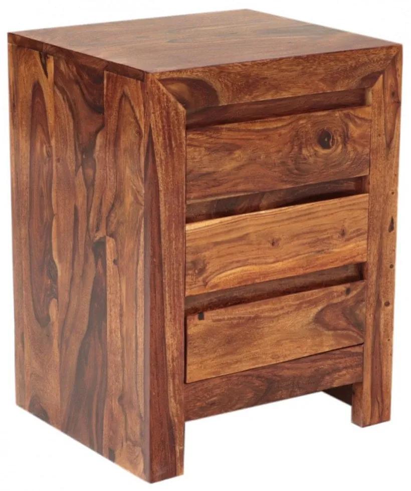 Massive home Dřevěný noční stolek z palisandru Ruby