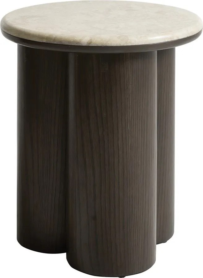 Kulatý odkládací stolek s mramorovou deskou ø 45 cm Piazze – Unique Furniture