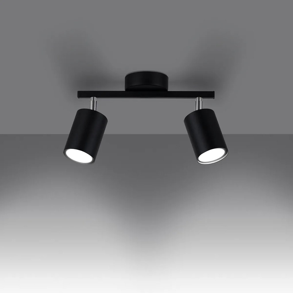 Sollux Lighting Stropní svítidlo LEMMI 2 černé