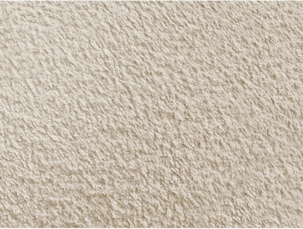Béžová lavice z textilie bouclé – Bobochic Paris