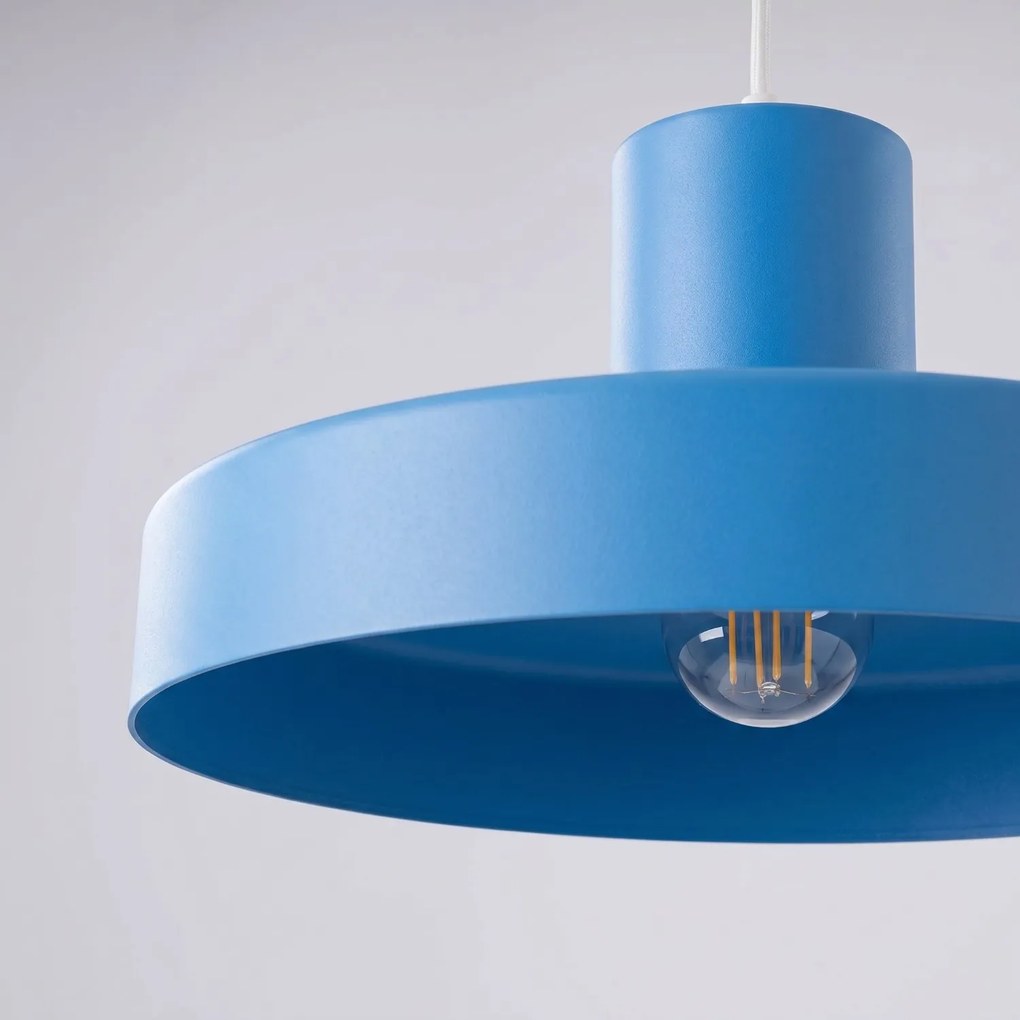 Sollux Lighting Závěsné svítidlo BILO azurové