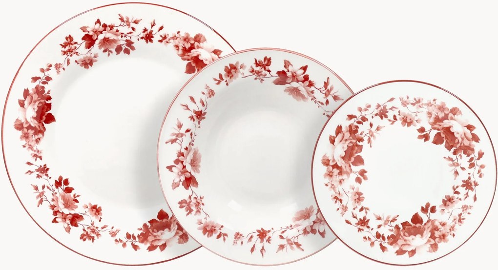 Sada porcelánového nádobí New Charlotte, pro 6 osob, 18 dílů