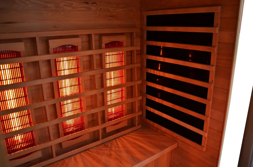 M-Spa - Infrasauna karbon-keramika pro 4 osoby 175 x 135 x 190 cm