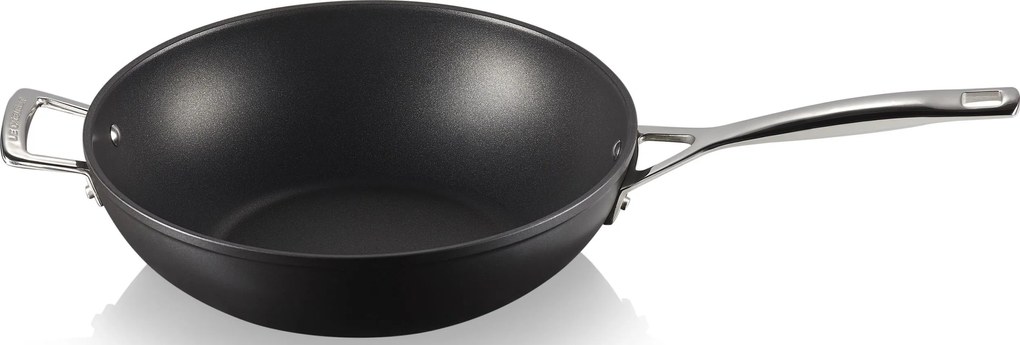 Wok Le Creuset nepřilnavý hliník s držadlem 30 cm