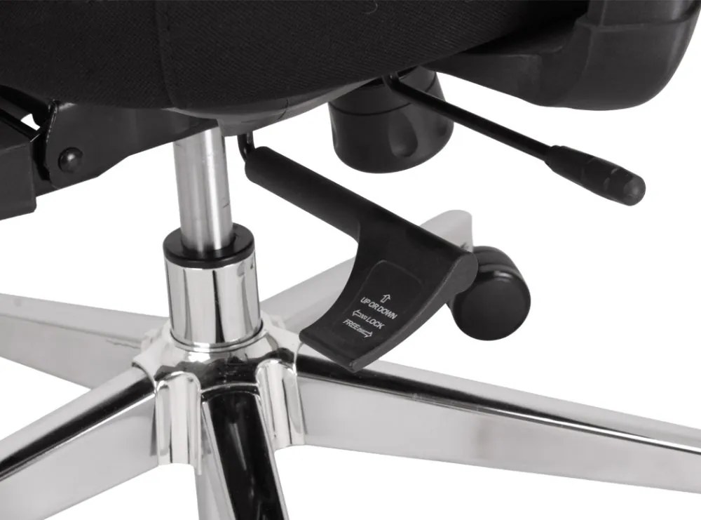 Kancelářská ergonomická židle Neoseat ALLY WHITE — černá / bílá, nosnost 150 kg