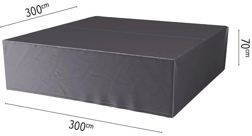 Platinum designové zahradní ochranné plachty na nábytek AeroCovers (300 x 300 cm)