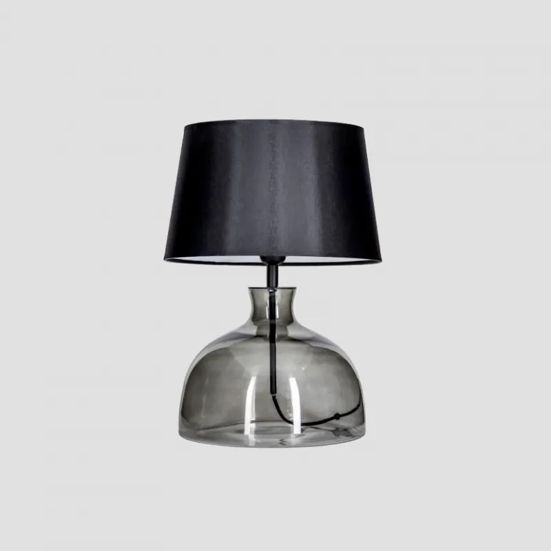 4concepts Designová stolní lampa HAGA ANTHRACITE Barva: Černá