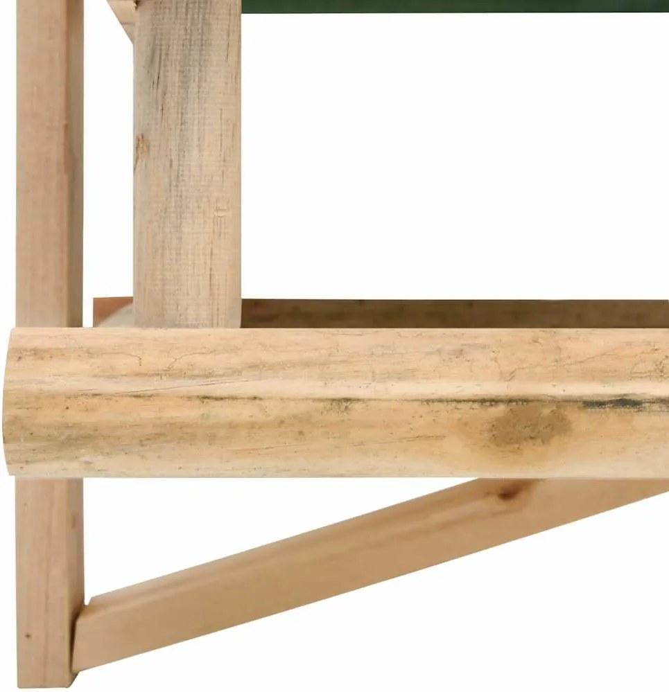 Krmítko pro ptáky masivní dřevo 35 x 29,5 x 21 cm 314818
