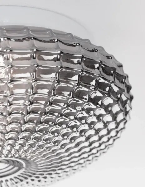 Designové stropní svítidlo Clam 30 chrom