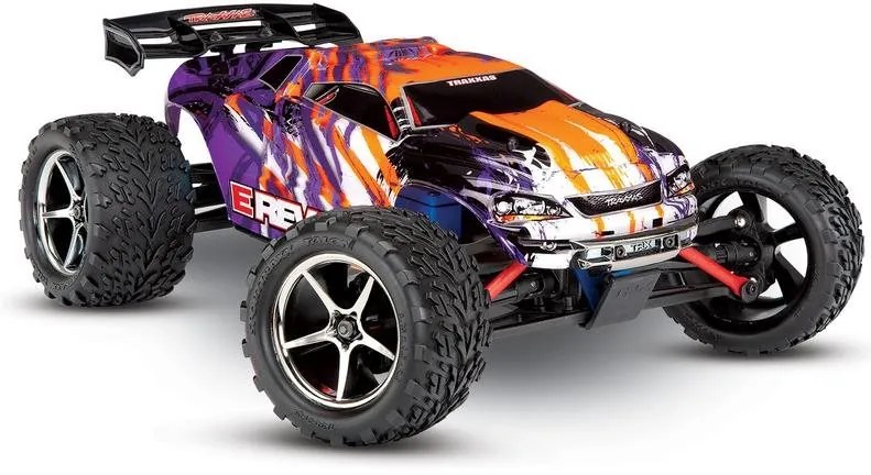 Traxxas e-revo 1:16 vxl rtr oranžová