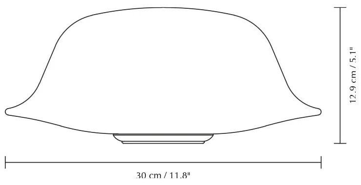 Bílé stínidlo ø 30 cm Butler – UMAGE