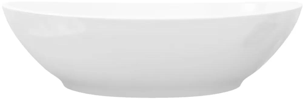 Luxusní keramické umyvadlo oválné bílé 40 x 33 cm,  140674