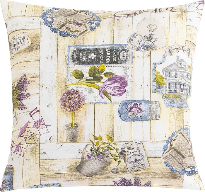 Bellatex Polštářek EMA Fialová 45x45 cm
