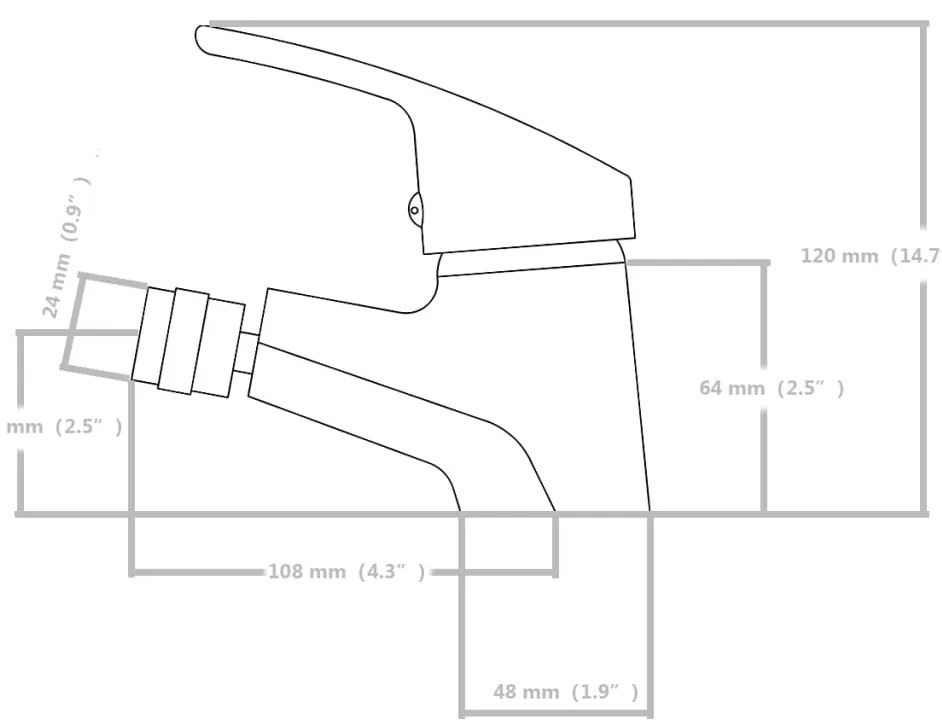 vidaXL Marketos Bidetové baterie 2 ks chromové