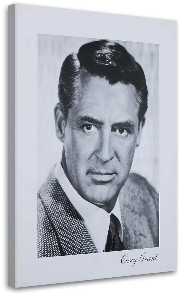 Obraz na plátně Portrét herce Caryho Granta - 80x120 cm