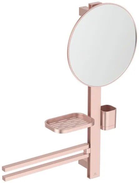 Ideal Standard ALU+ Kosmetické zrcátko M, rosé BD588RO