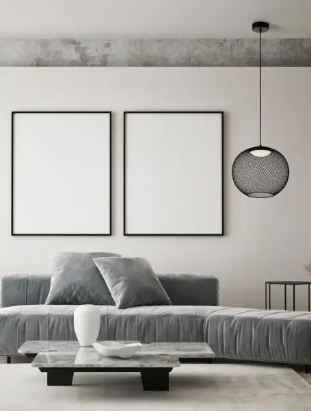 LED černá designová svítilna Kinetic 164