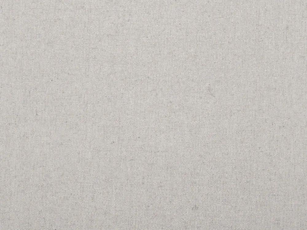 Biante Dekorační čtvercový ubrus Leona LN-162 Režný/stříbrný třpytivý 120x120 cm