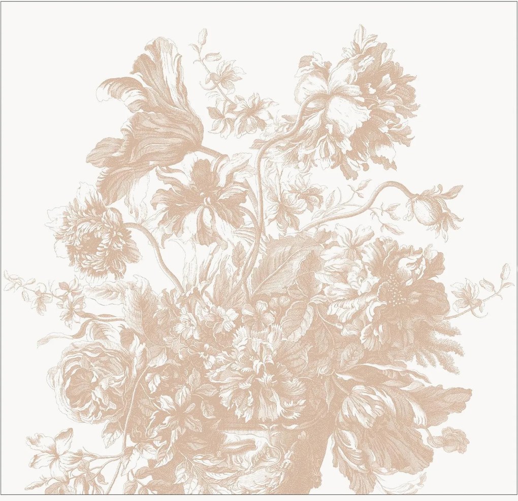 Tapeta Engraved Flowes