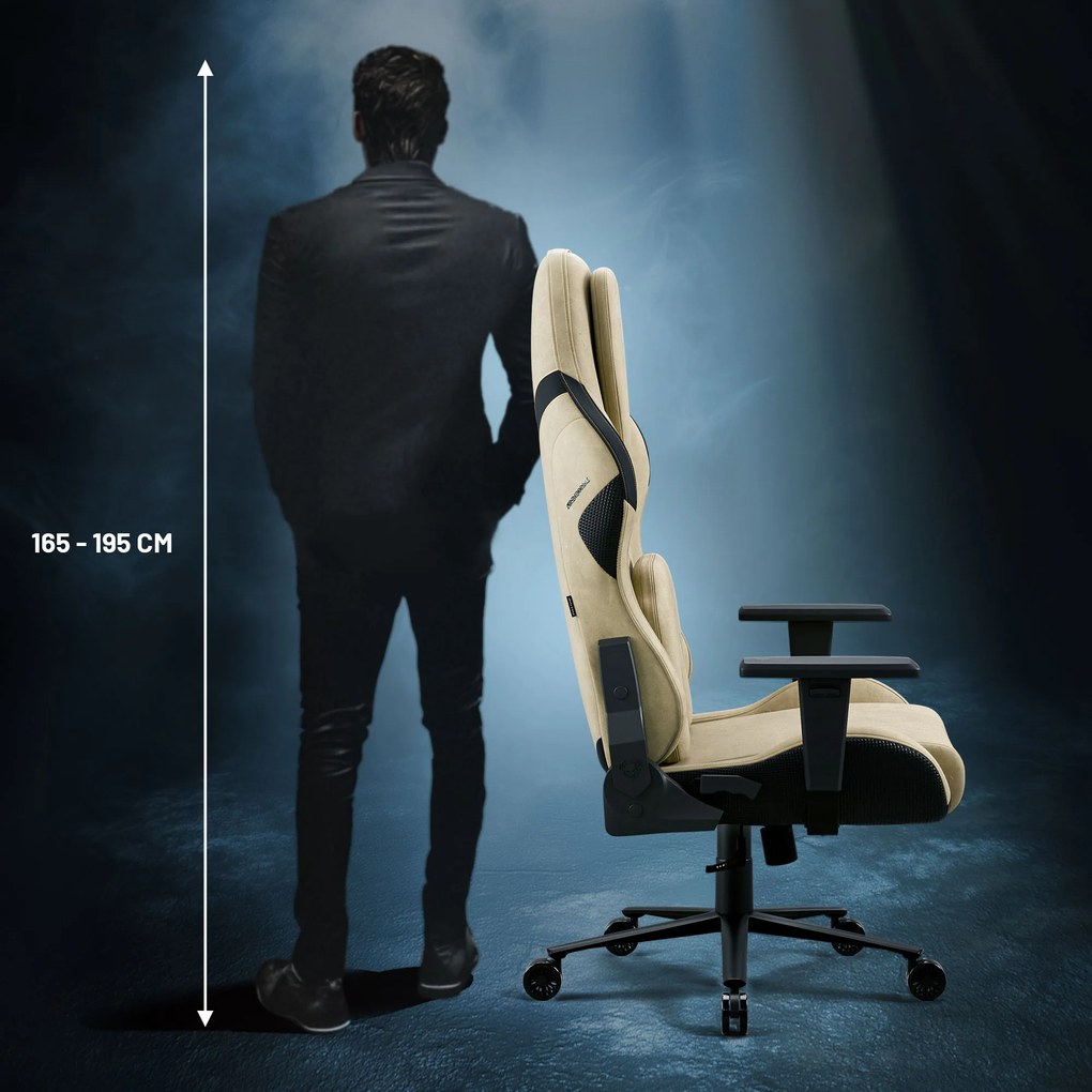Herní židle Normal Size, zlatý-černý: Diablo X-One Prime Broken Gold