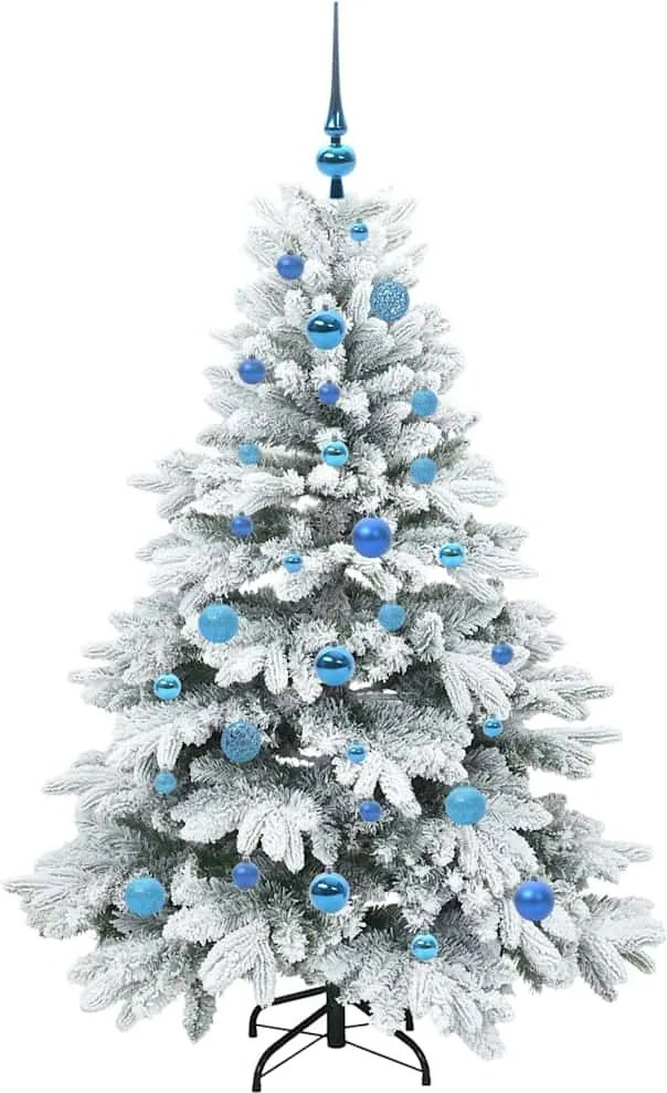Umělý vánoční stromeček s 150 LED diodami Bílá 150 cm PE a PVC 3397608