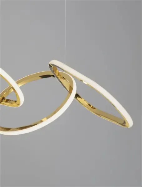 LED lustr Girish 82 zlaté
