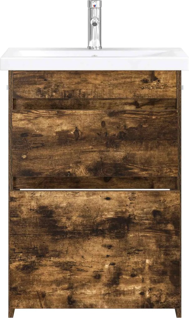 Sada koupelnového nábytku Kouřový dub 61 x 40 x 84,5 cm 3404262
